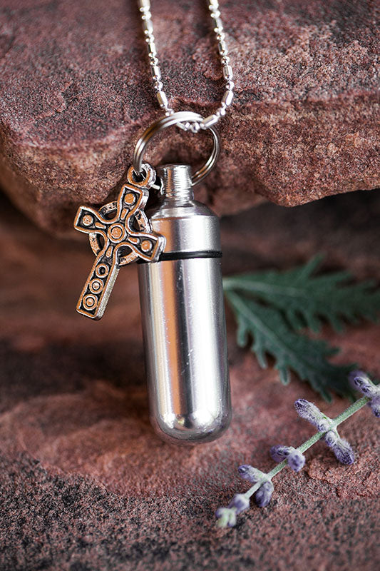 Protected Cylinder Cross Vial – sandsofjesus.com